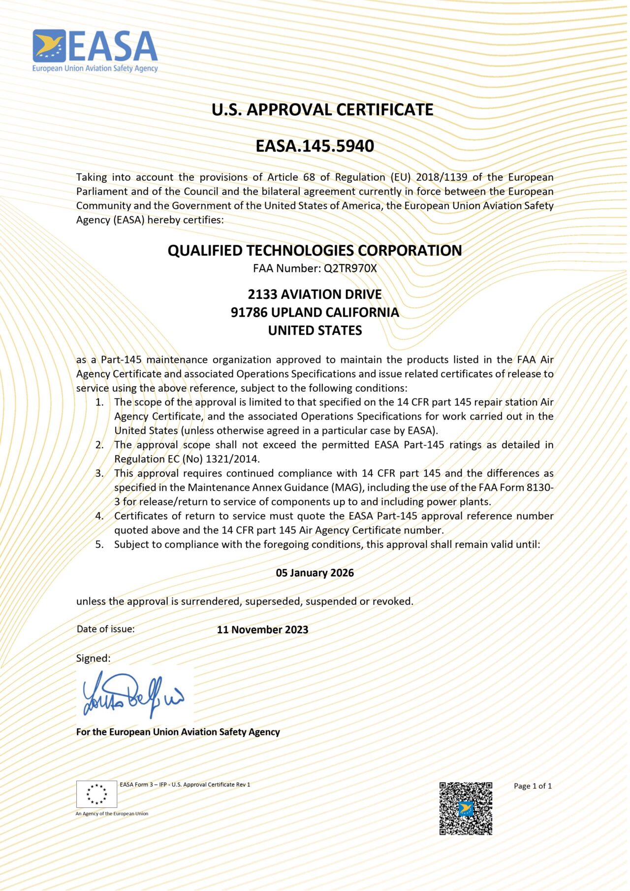 About - Qualified Technologies Corporation